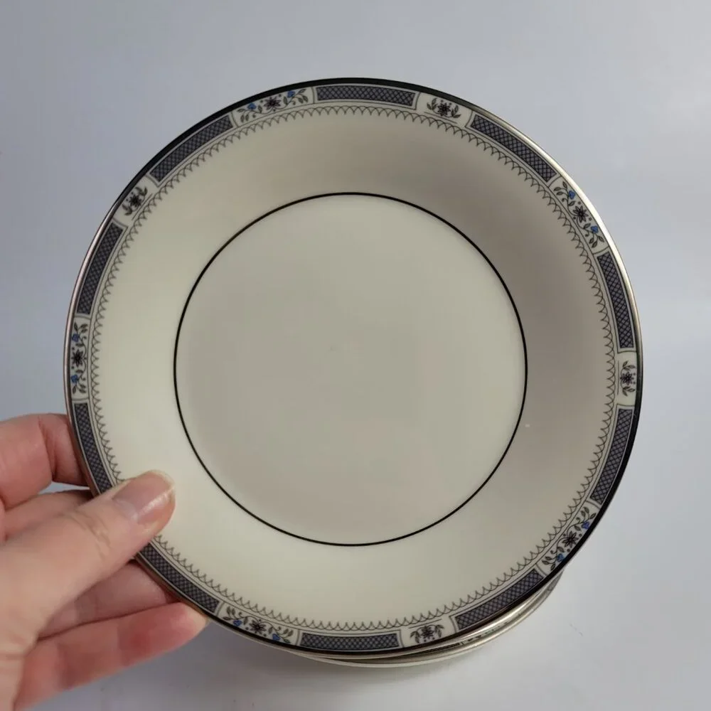 Royal Doulton | Dining | Four Royal Doulton Melissa Bread Plates Blue ...
